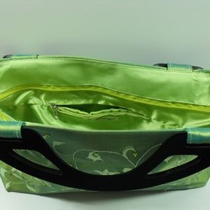 Mad Bags | Bags | Mad Bags Handbag Green Beaded Cloth Tote Purse | Poshmark